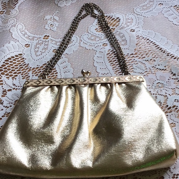 Bags | Vintage Gold Lemay Art Deco Metal Work Clutch Purse | Poshmark